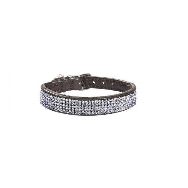 Happypets | Bobby Crystal Dog Collar - Brown – HappyPets