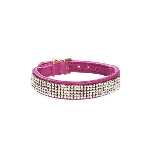 Happypets | Bobby Crystal Dog Collar - Pink – HappyPets